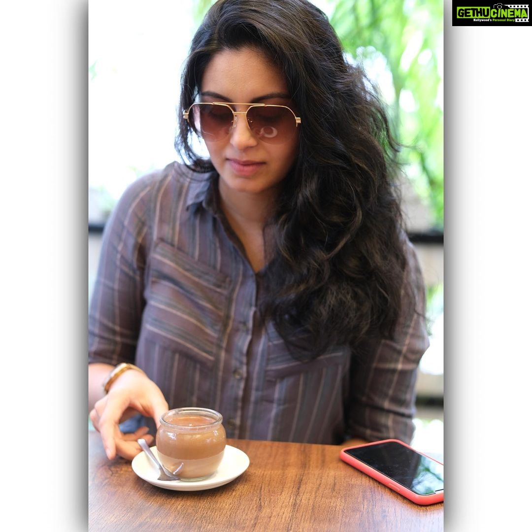 Abhinaya Instagram – 1 Ah my FAV drink since childhood. HOT CHOCOLATE ...