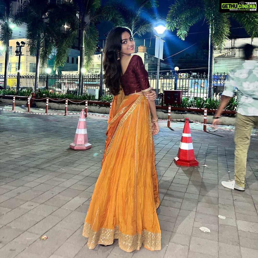 Devika Sanjay Instagram – 🪔 🥻@hoorlyn_design_studio | Gethu Cinema