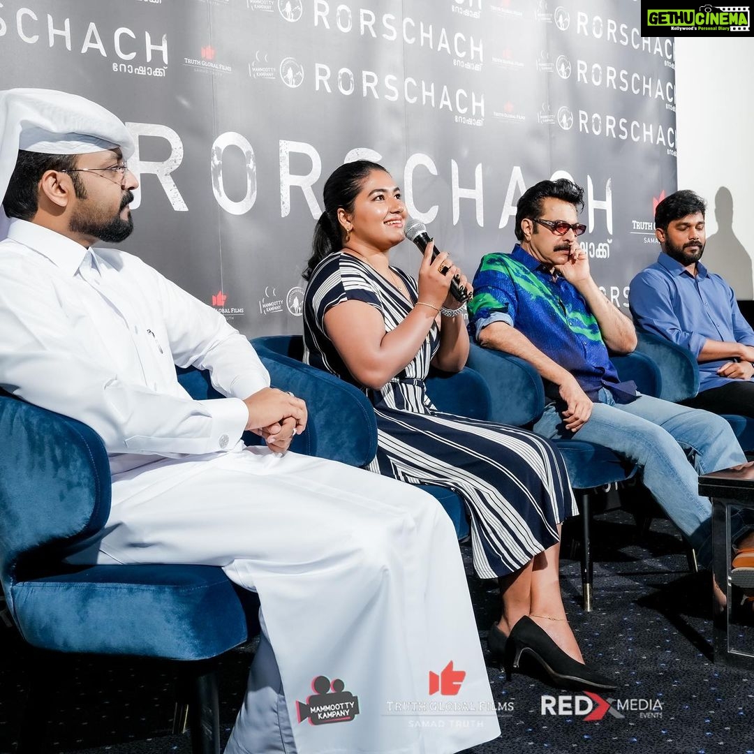 Grace Antony Instagram – Dubai @rorschachmovieofficial promotions. 🤍 ...