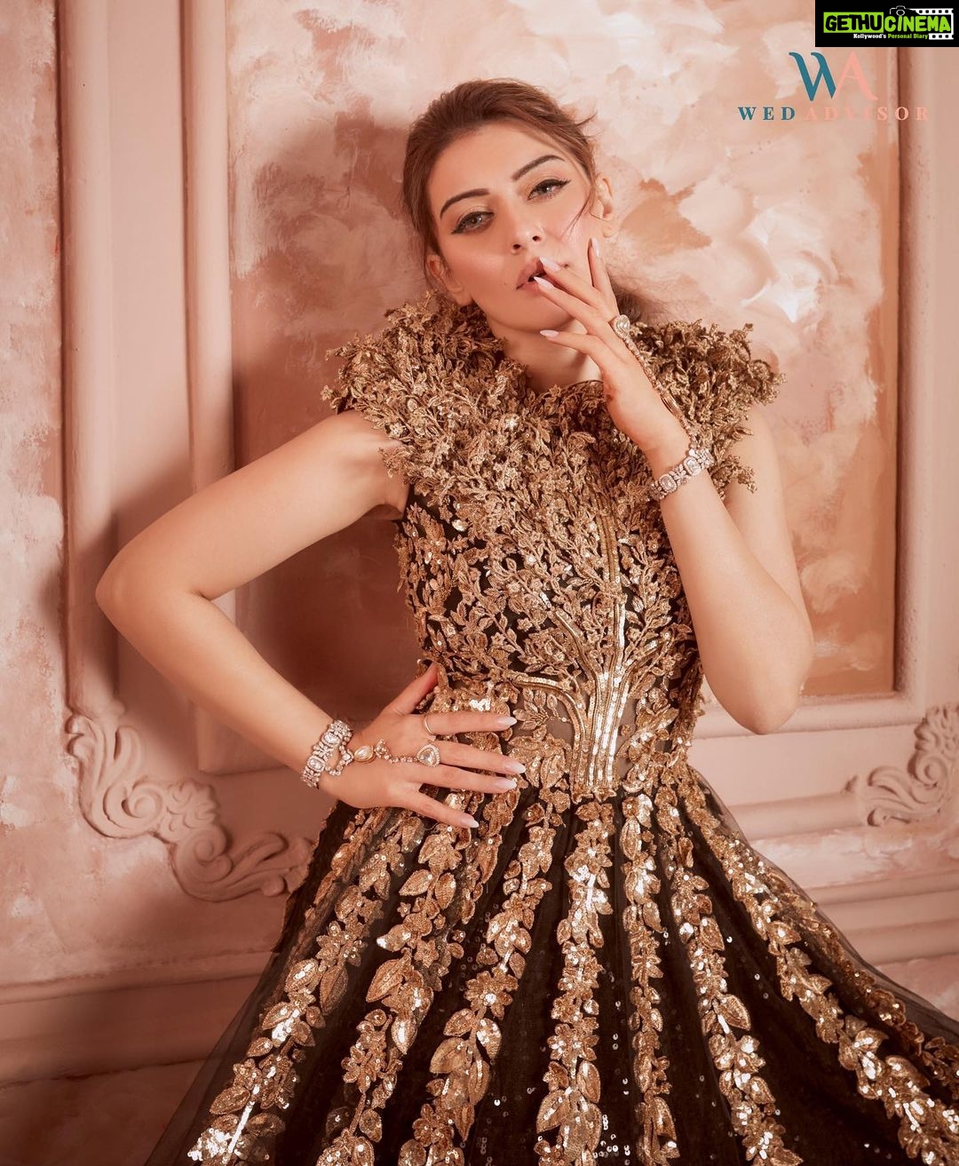 Hansika Motwani Instagram – An exclusive outfit from Rahul Mishra’s ...