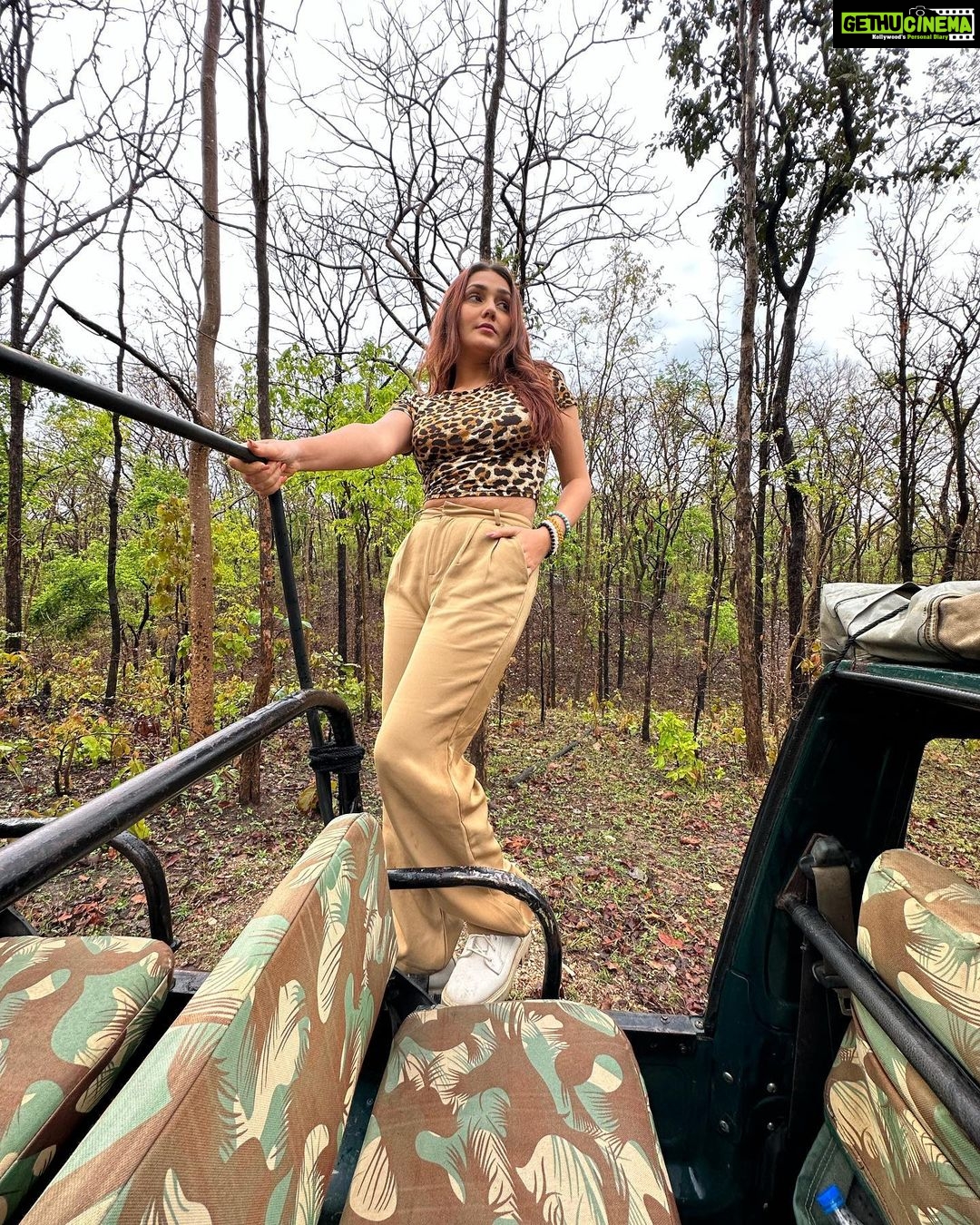 Kritika Sharma Instagram – 🍀 #jungle #nature #safari #girl #model # ...