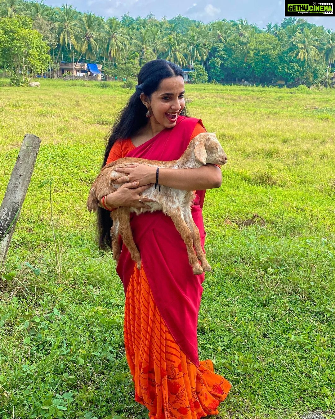 Malavika Krishnadas Instagram – Lucky enough be born in a countryside where lil blessings like ...