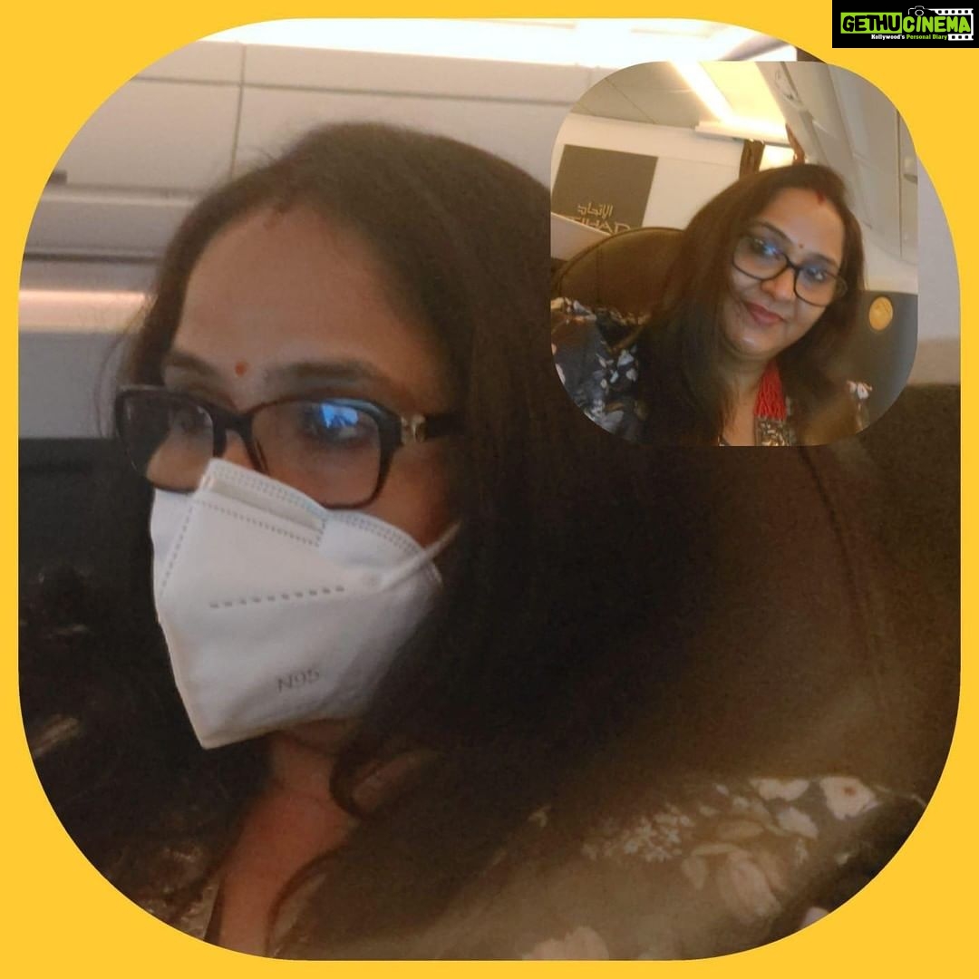 Radha Instagram – As-Salaam-Alaikum friends. En route to Abu Dhabi ! 🤗🙏 ...