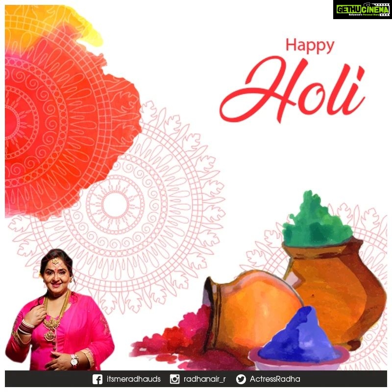 Radha Instagram – May the spirit of Holi bring you happiness. The ...