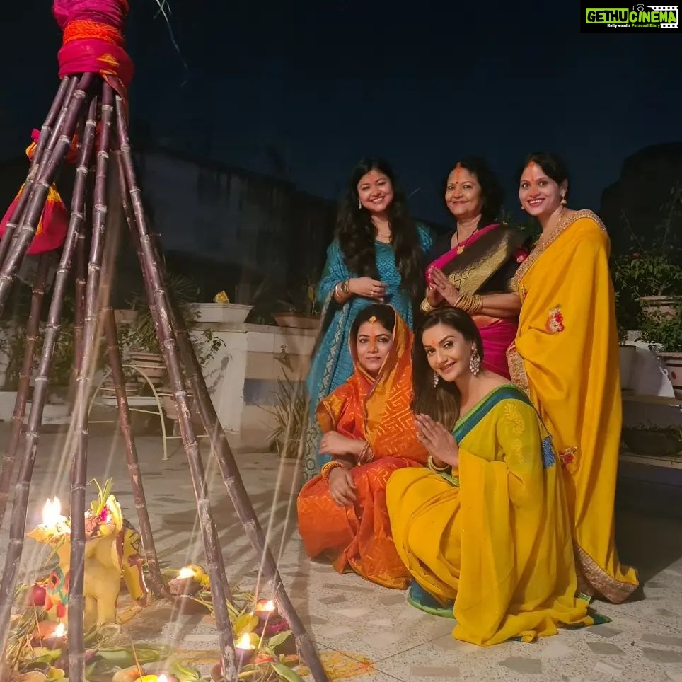 Rati Pandey Instagram – Aap sabhi ko chatth puja ki hardik shubh ...