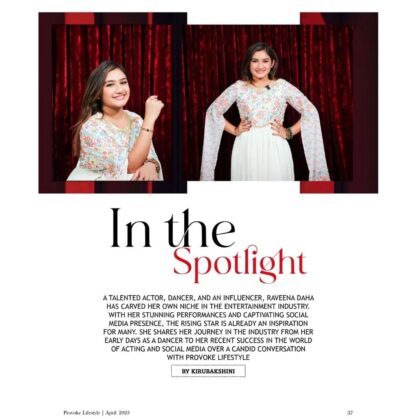 Actress Raveena Daha HD Photos and Wallpapers April 2023 - Gethu Cinema