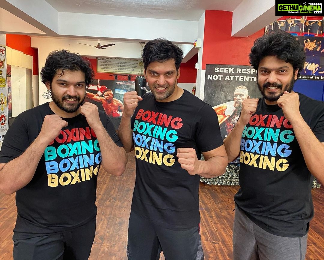 Arya Instagram – #boxing session with brothers #family # ...