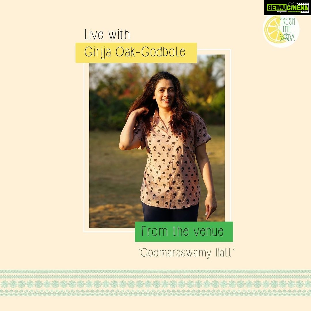 Girija Oak Instagram – Tune in at 4pm, today! 😎 Live with our very own ...