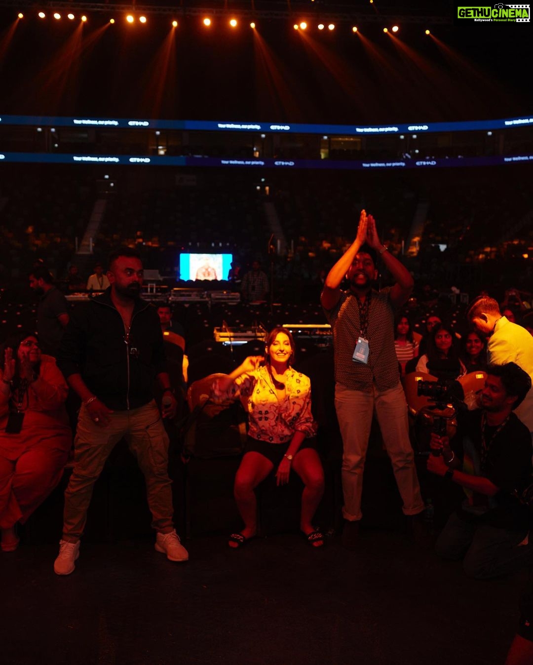 Nora Fatehi Instagram – Its always a vibe at work 😍🤩 #rehearsal # ...