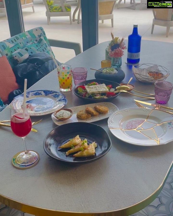 Pooja Bhalekar Instagram – Getting spoilt by delicious Greek cuisines ...