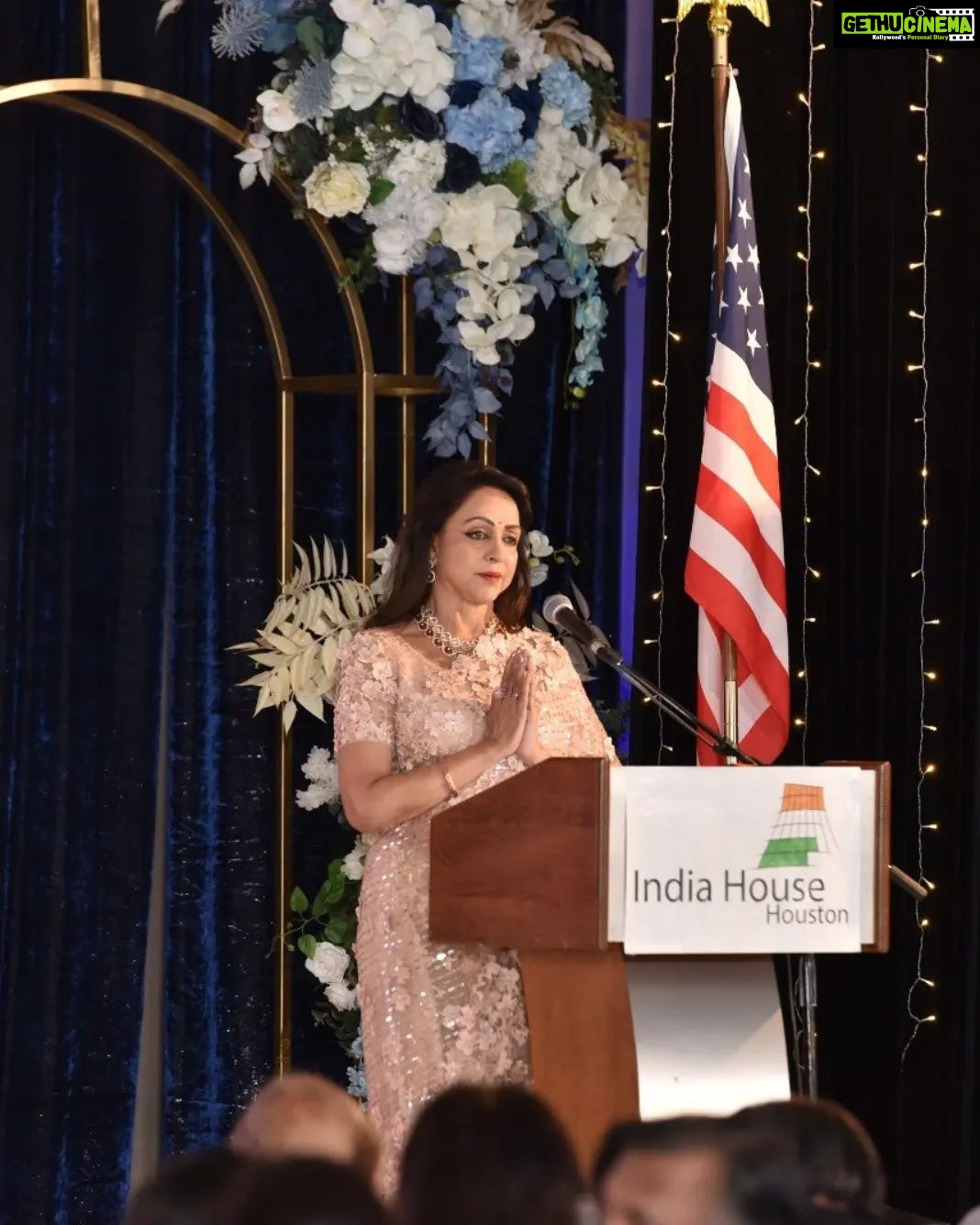 Hema Malini Instagram – Photos of the India House Gala in Houston. 1,2 ...