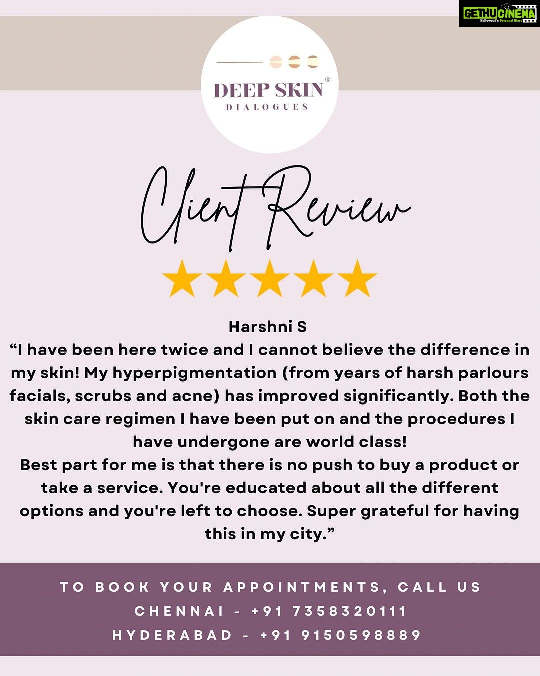 Chinmayi Instagram – Happy client feedback, courtesy of carefully ...