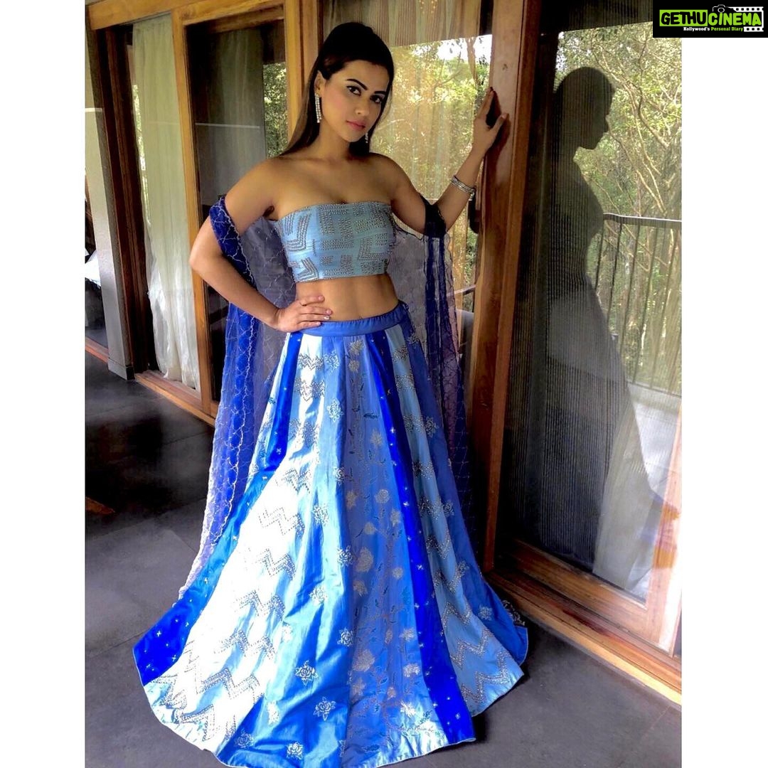 Sharmiela Mandre Instagram – Wearing a beautiful creation by ...