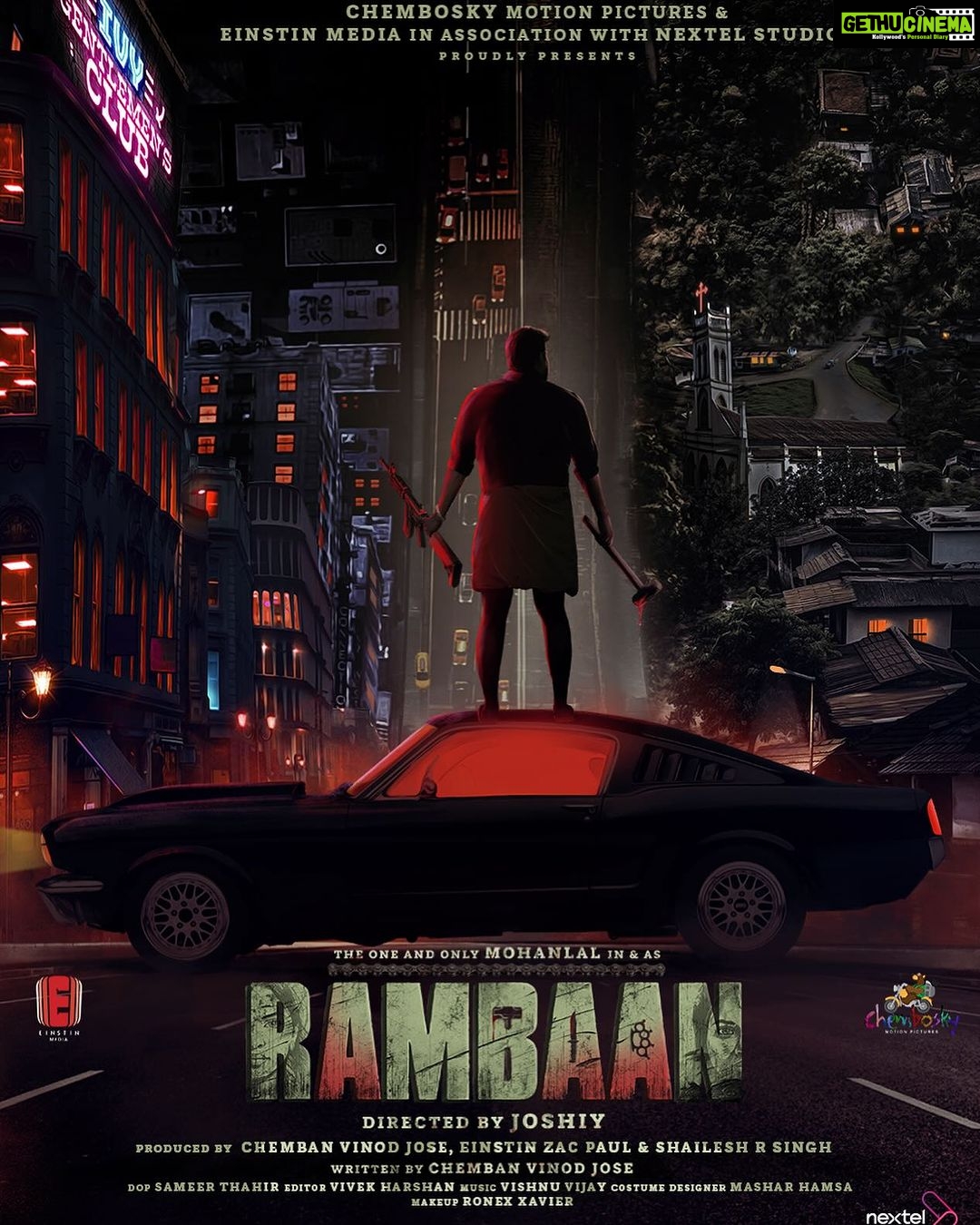 Mohanlal Instagram – Delighted to unveil #Rambaan, my upcoming movie ...