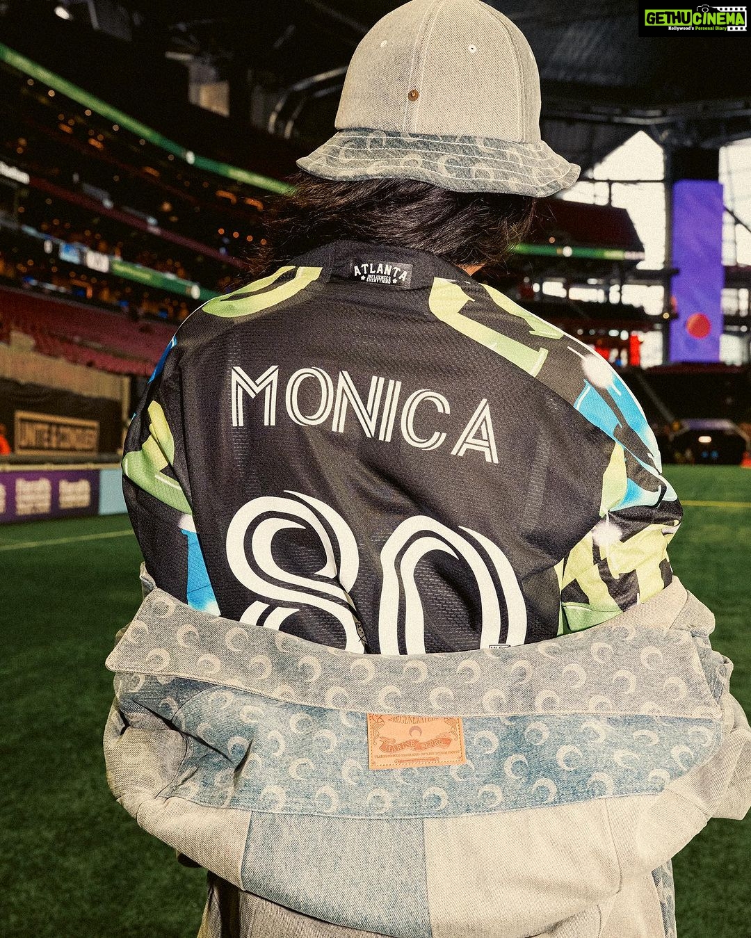 Monica Instagram – Stepping & Repping in My City …… @atlutd ⚽️ Atlanta ...