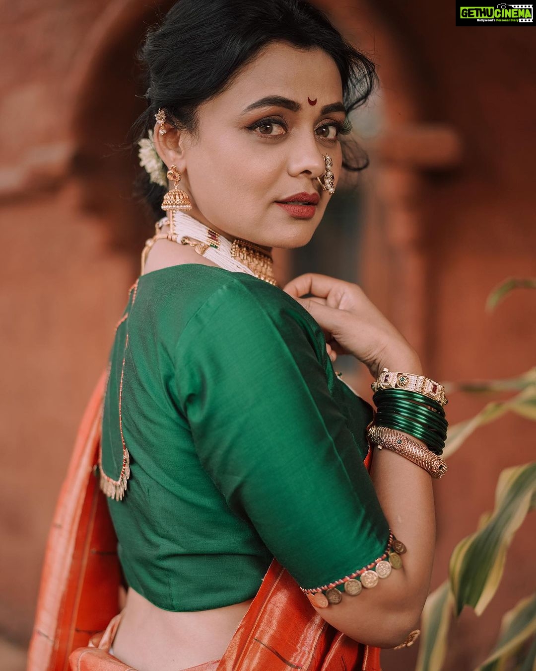 Prarthana Behere Instagram – 🧡 Makeup By:- @mua_prachisabale Jewellery ...