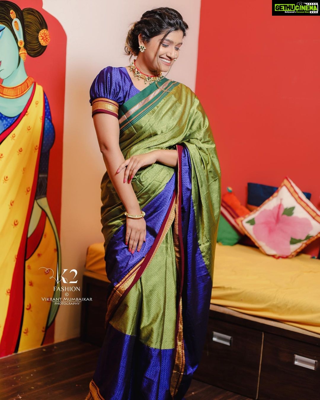 Rasika Sunil Instagram – आजचा रंग : हिरवा हा रंग निसर्ग मातेचा आहे ...