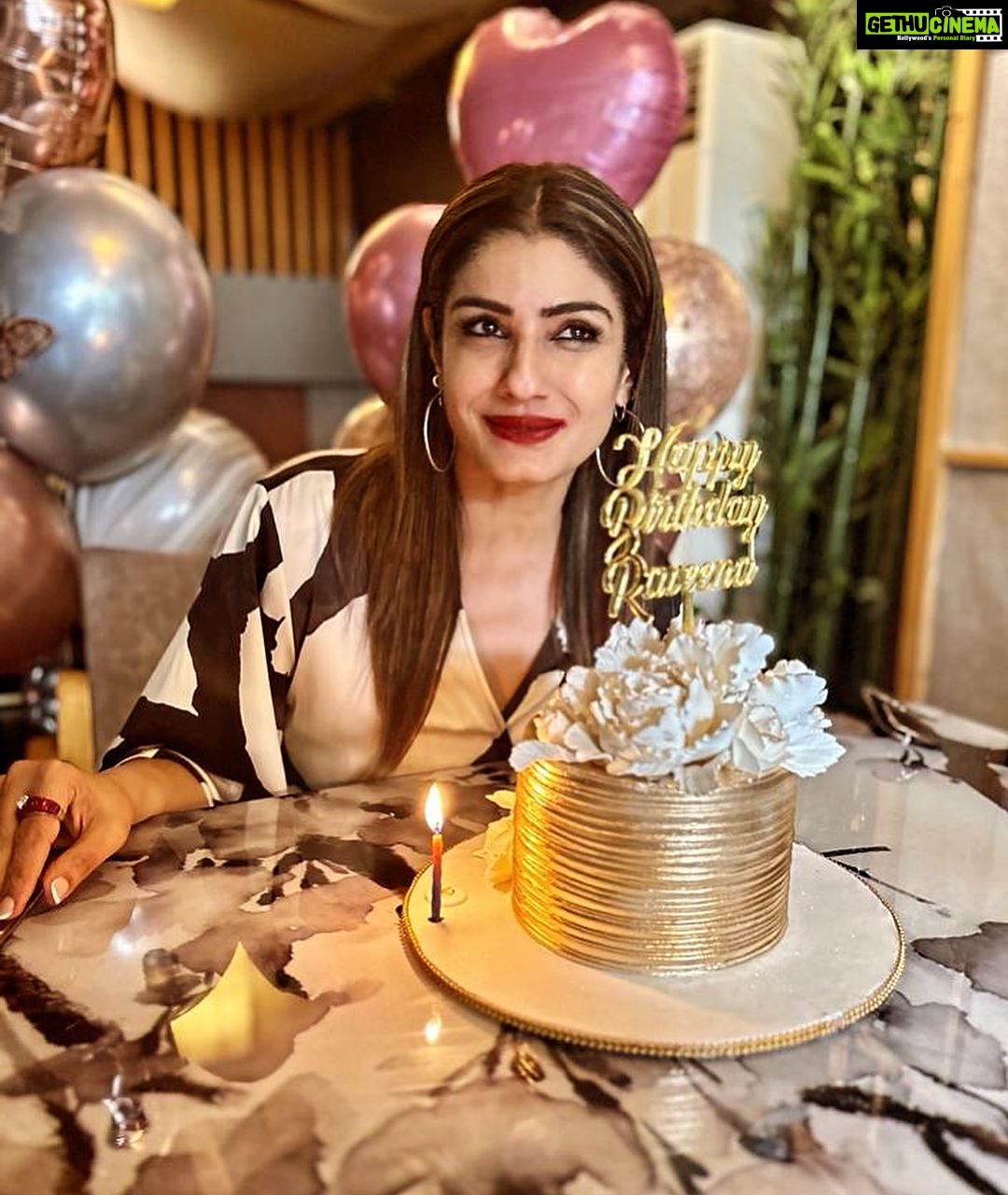 Raveena Tandon Instagram – And that’s how it went .. the birthday week ...