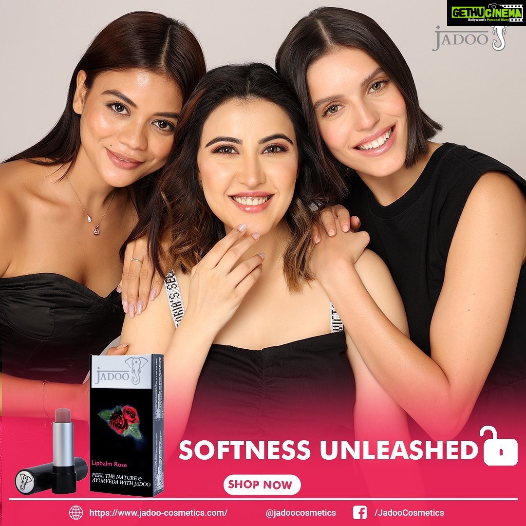 Sheena Bajaj Instagram – Unleash the softness with Jadoo luxury Lipbalms Shop now from Amazon.de ...