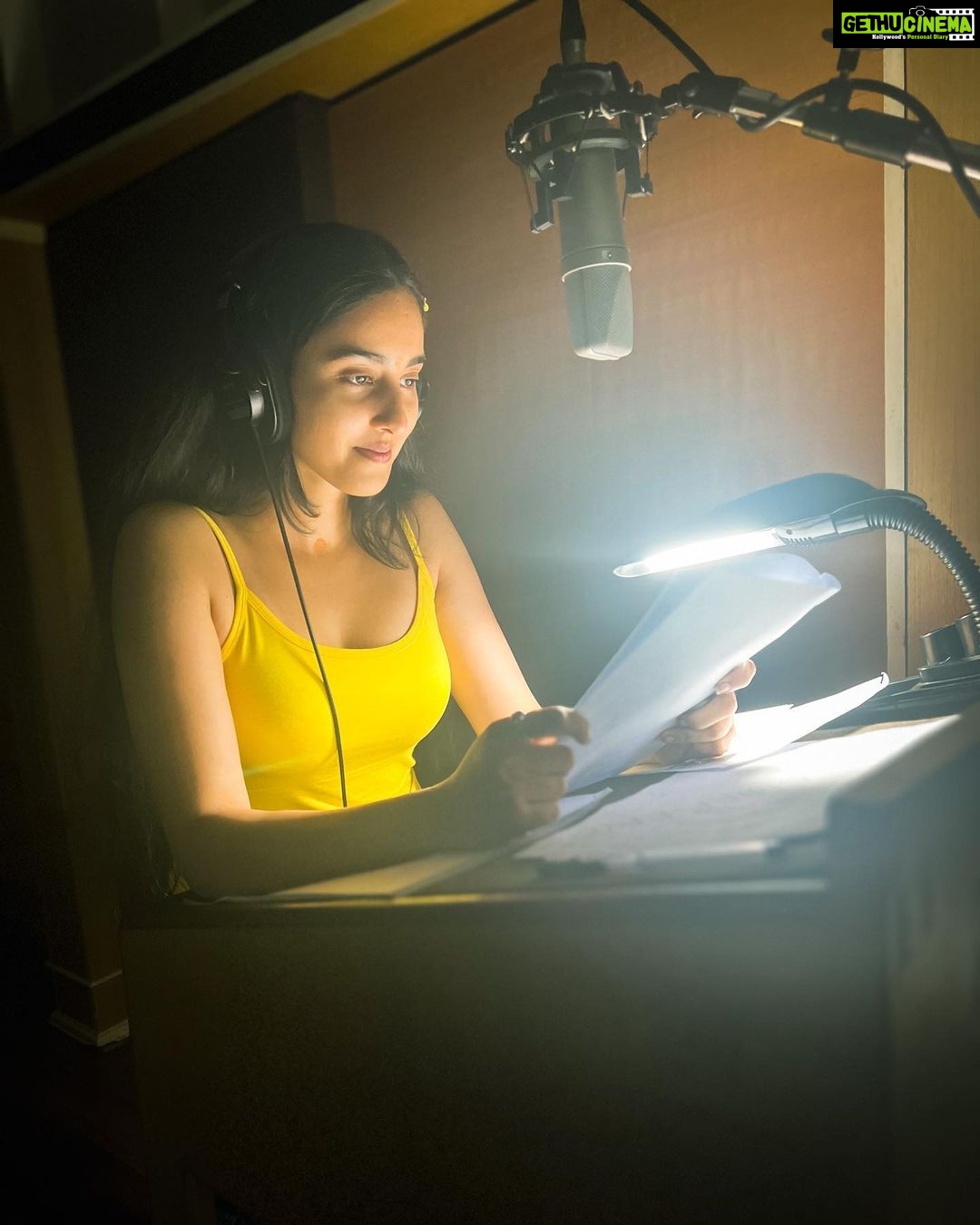 Simrat Kaur Instagram – …. First day of dubbing aur ye mera dream dream ...