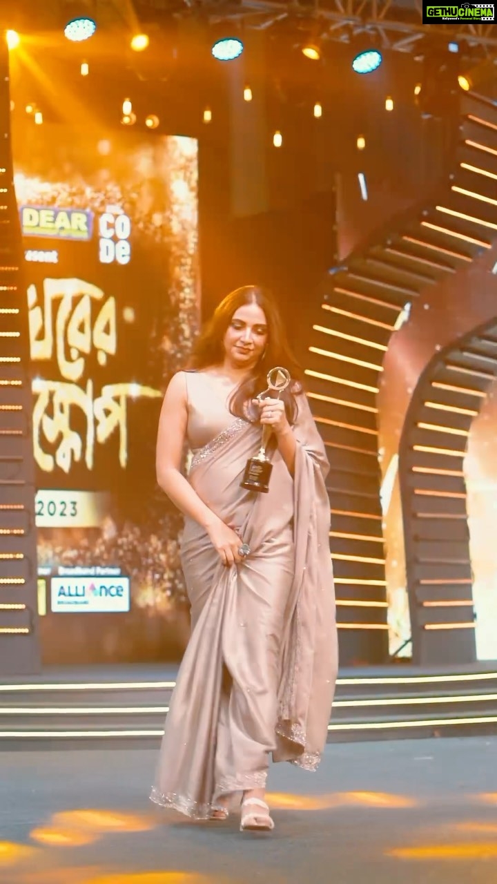 Subhashree Ganguly Instagram – Award Night #TV9BanglaGhorerBioscope ...