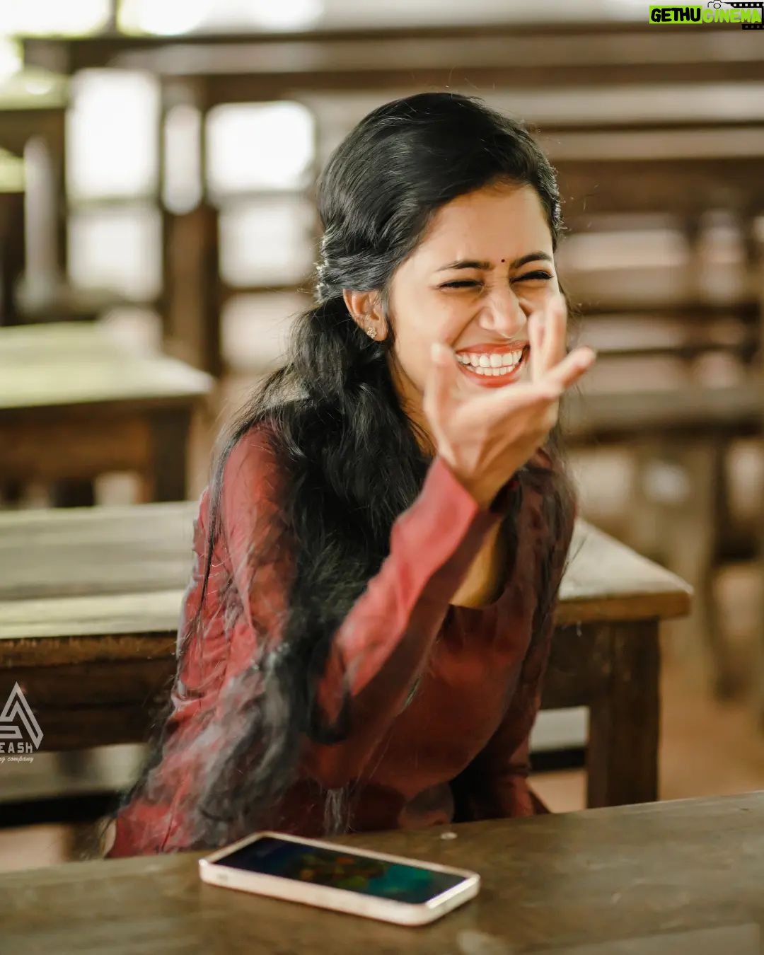 Manjusha Martin Instagram – Myself ️ Clicks in between Shoot ️ UCC ...