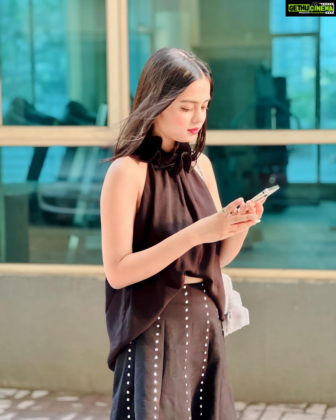 Nitanshi Goel Instagram – Chasing dreams and catching stars 🤍🦋 # ...