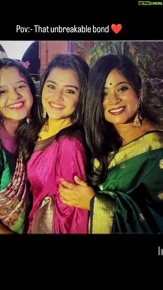 Oindrila Saha Instagram – Motu.. lambu…and chotu ️ ️🧿🪬🧿 #frindshipgoals ...