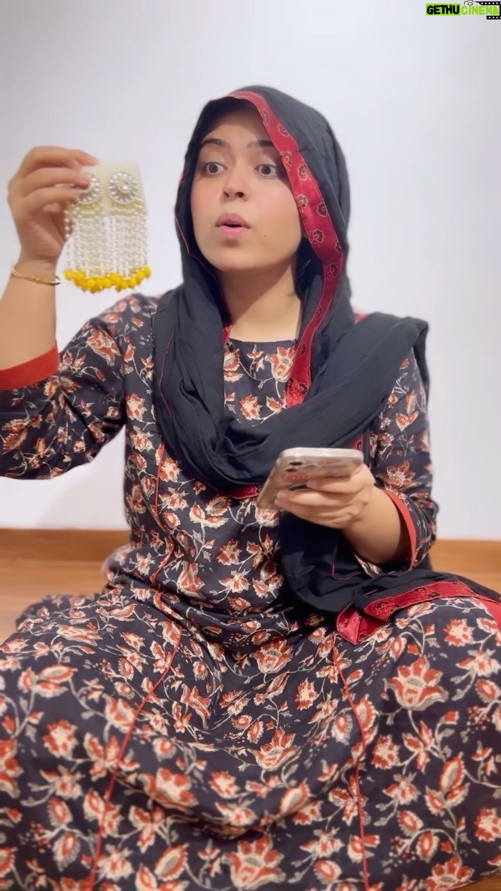 Saba Ibrahim Instagram – Eid look inspo Beautiful earrings from ...