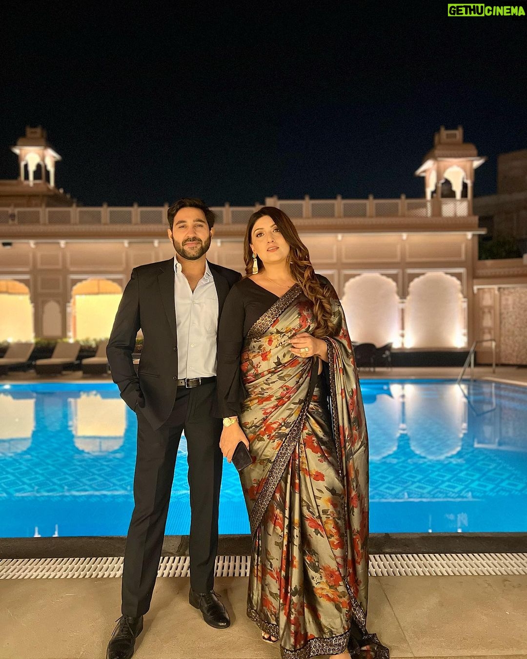 Shireen Mirza Instagram – About last night! 🖤 🌟 #jaipur Jaipur ...