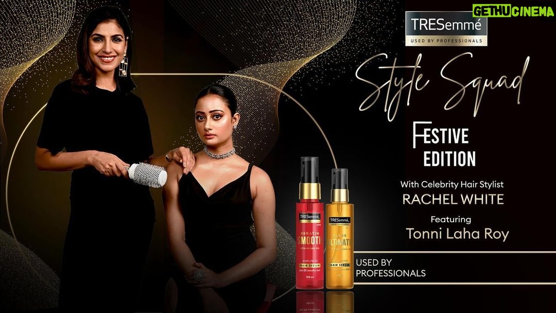 Tonni Laha Roy Instagram – What’s festive season without a festive hair ...