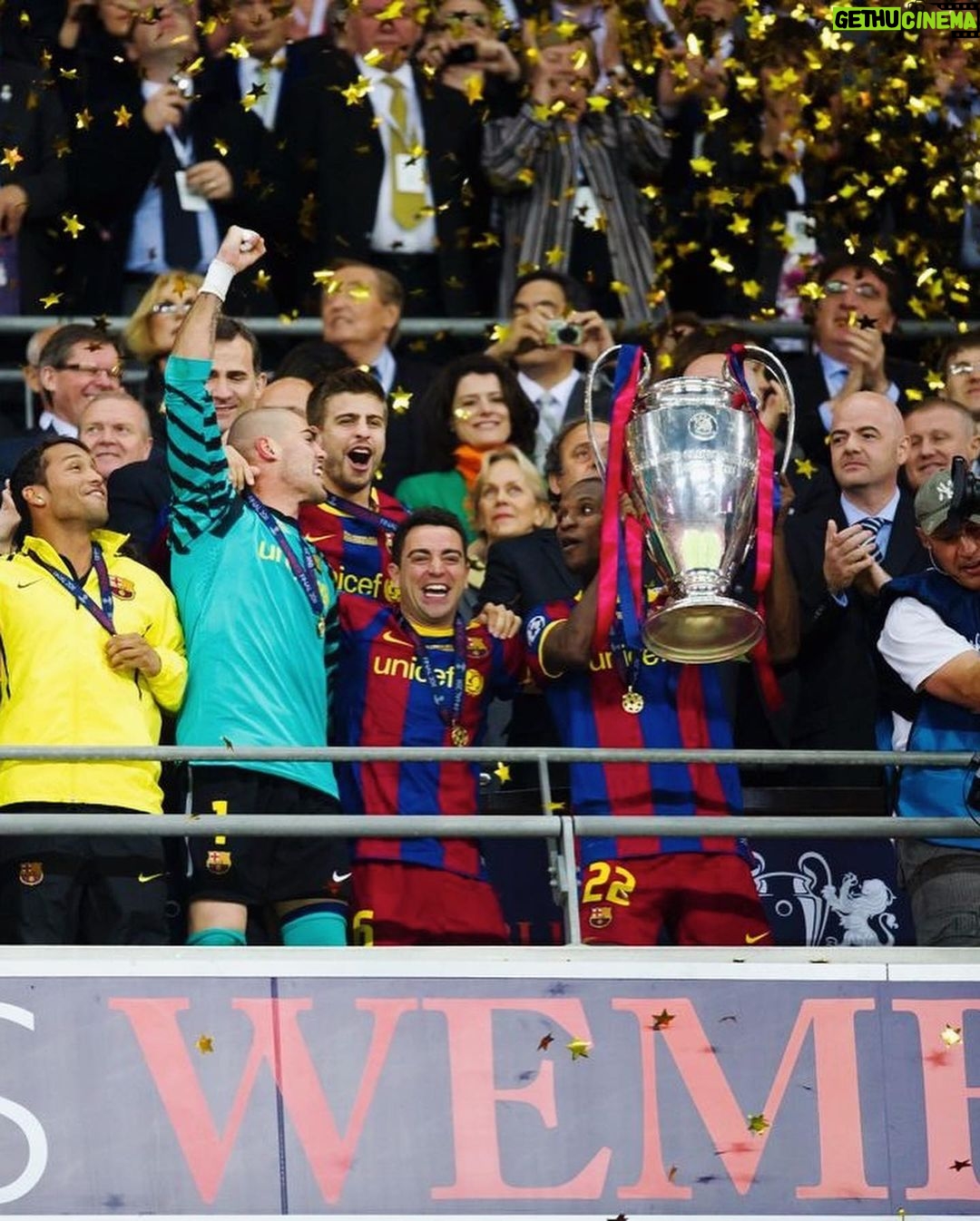 Gerard Piqué Instagram – Epic night in Wembley! 10 years already 🏆 ...