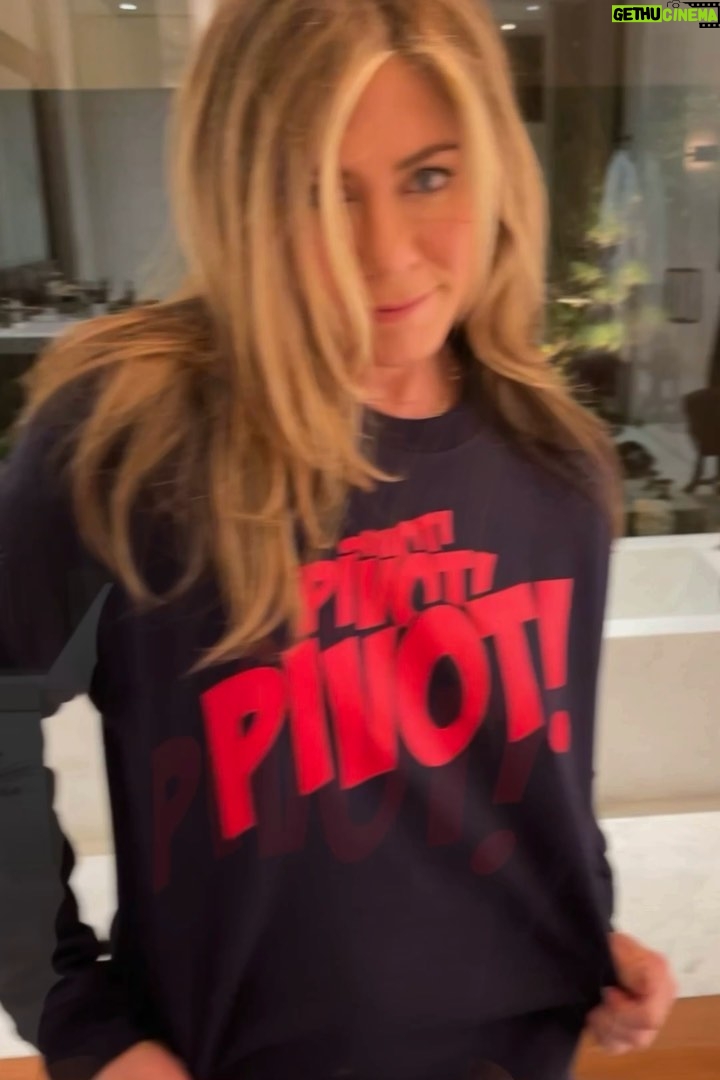 Jennifer Aniston Instagram – PIVOT! If you know you know… The second ...