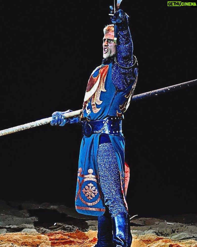 Justin Howell Instagram – Throwing it back to the times Medieval Times ...