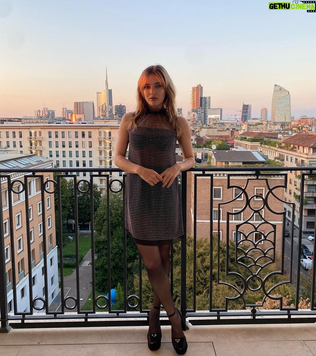 Katherine Langford Instagram – @prada x Milano – always a treasured ...