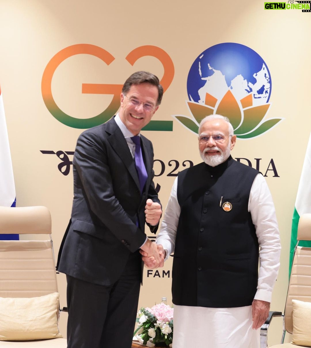 Narendra Modi Instagram – Bilateral meetings continued today. Very ...