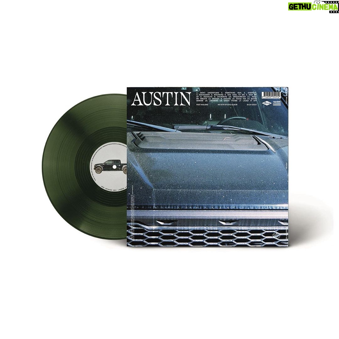 Post Malone Instagram – AUSTIN vinyl packaging by @playlabinc ...