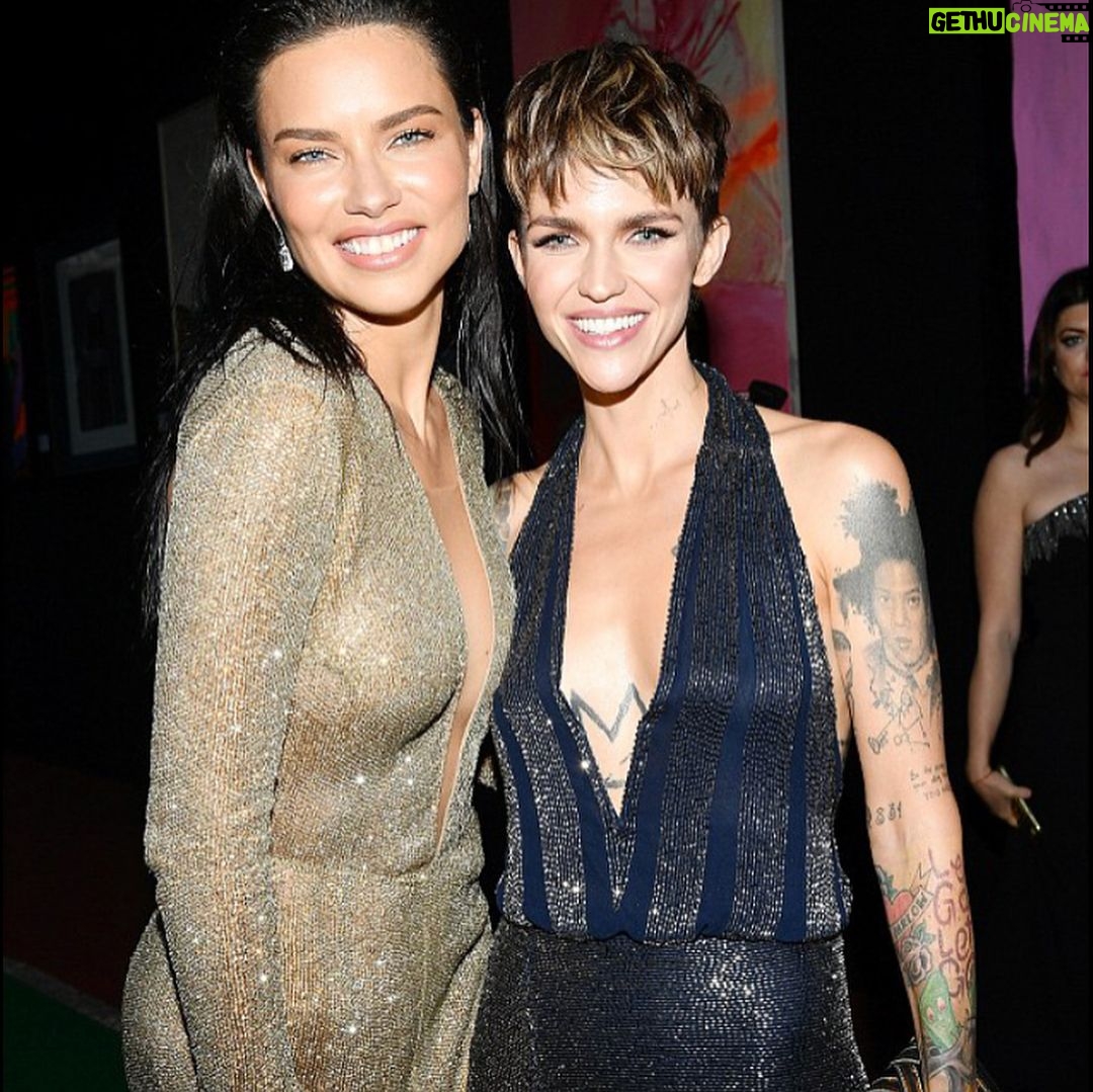 Ruby Rose Instagram – This babe @adrianalima @amfar @rosacha | Gethu Cinema