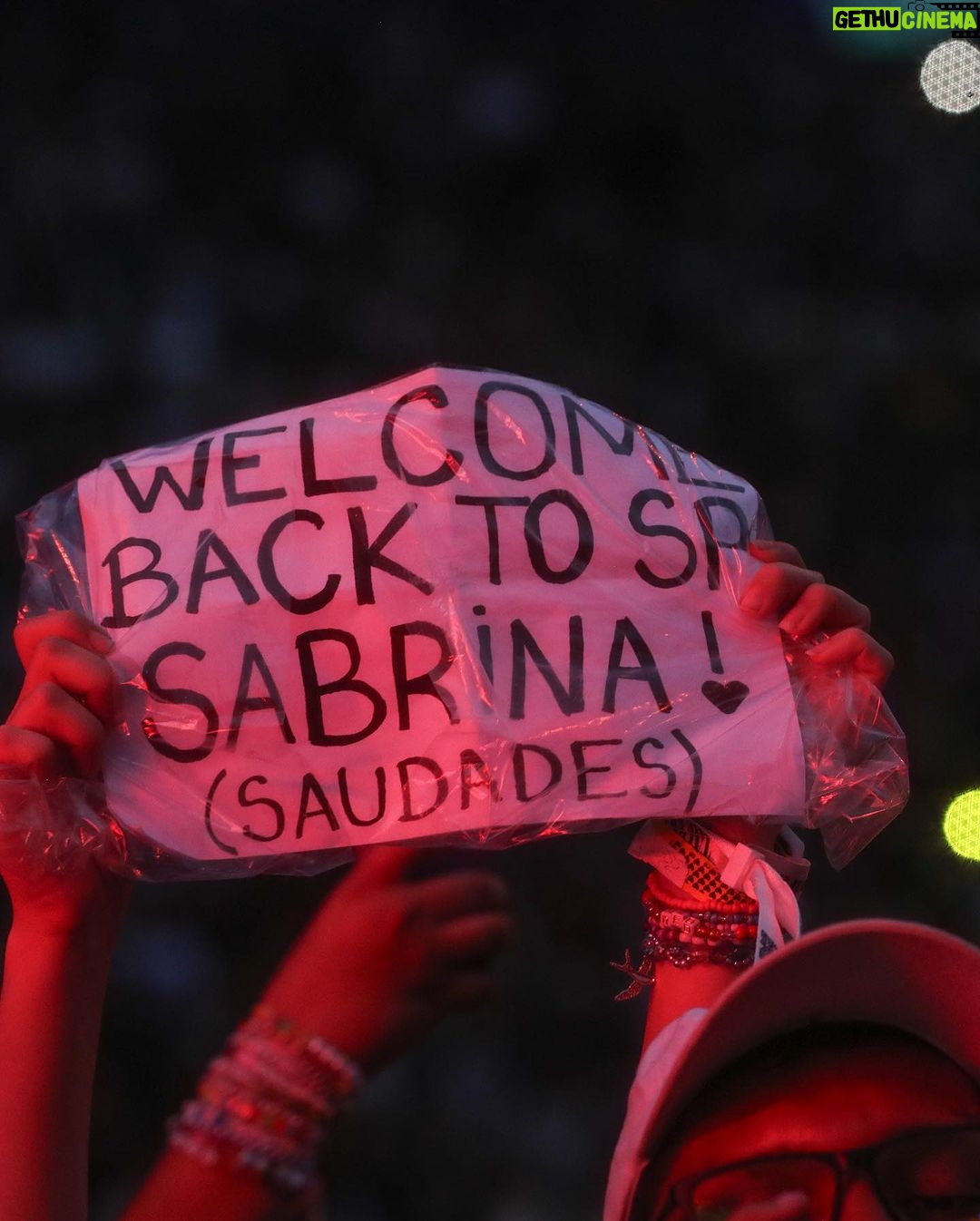 Sabrina Carpenter Instagram – São Paulo nights 1&2 🇧🇷 thank you for ...