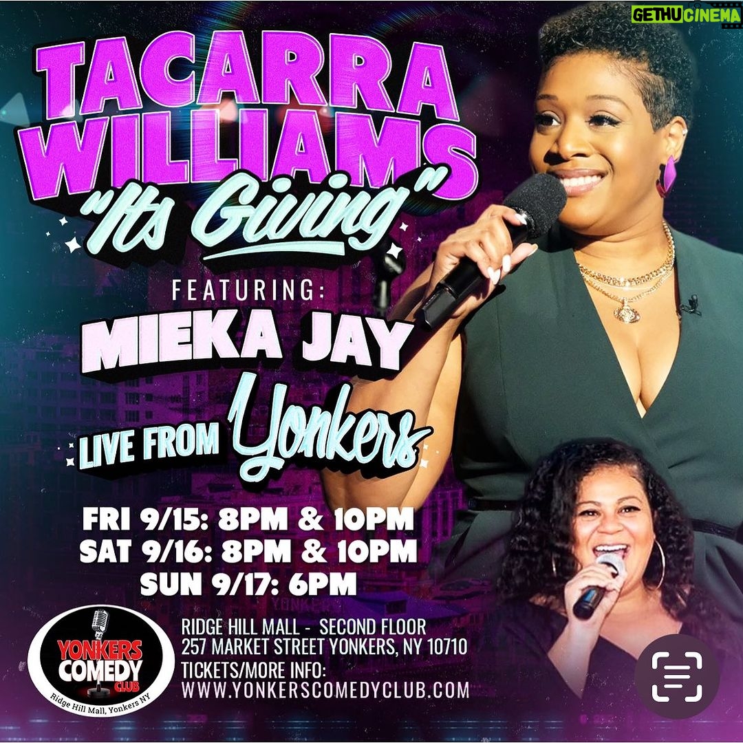 Tacarra Williams Instagram – LAST SHOW TONIGHT IN YONKERS ...