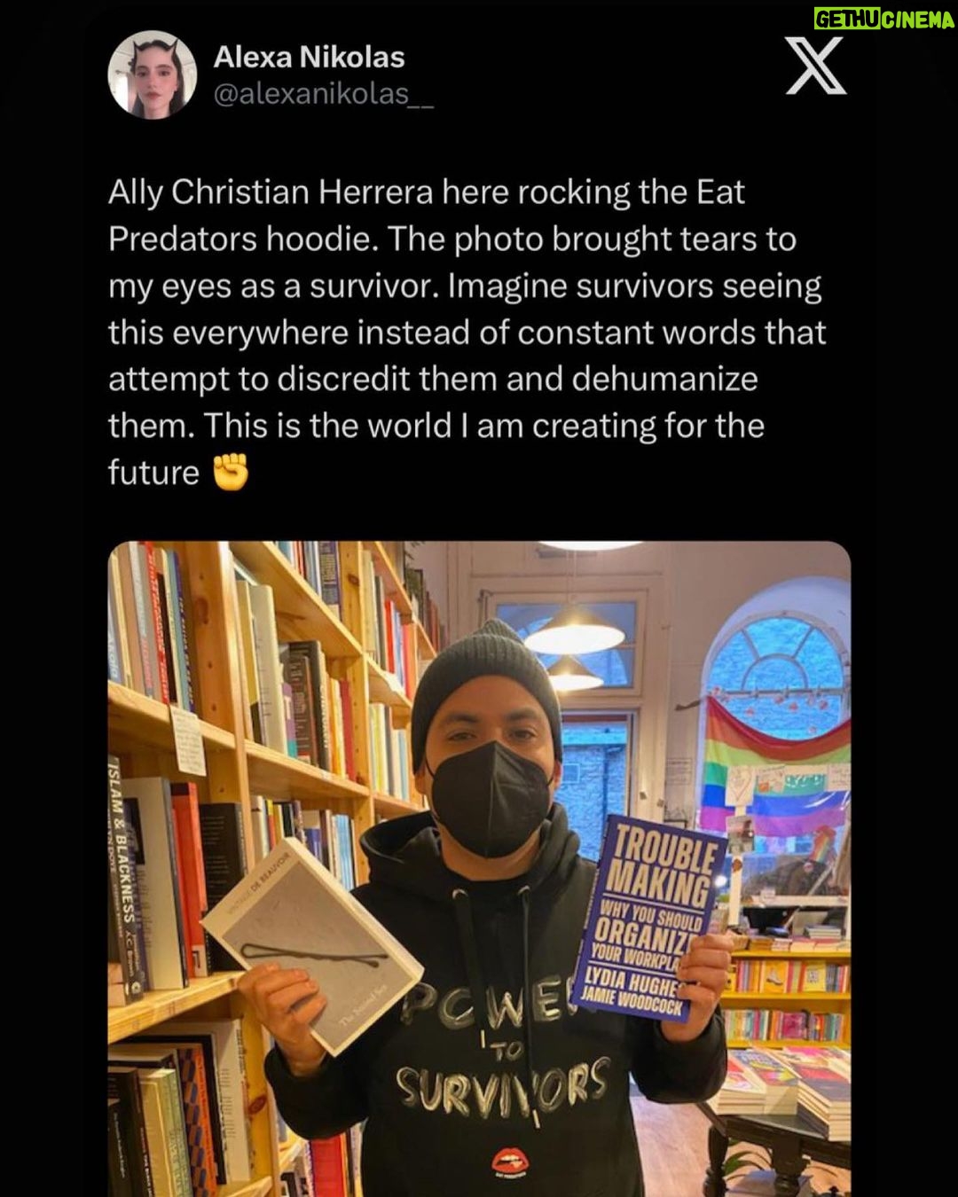 Alexa Nikolas Instagram – Thank you for supporting this movement ...