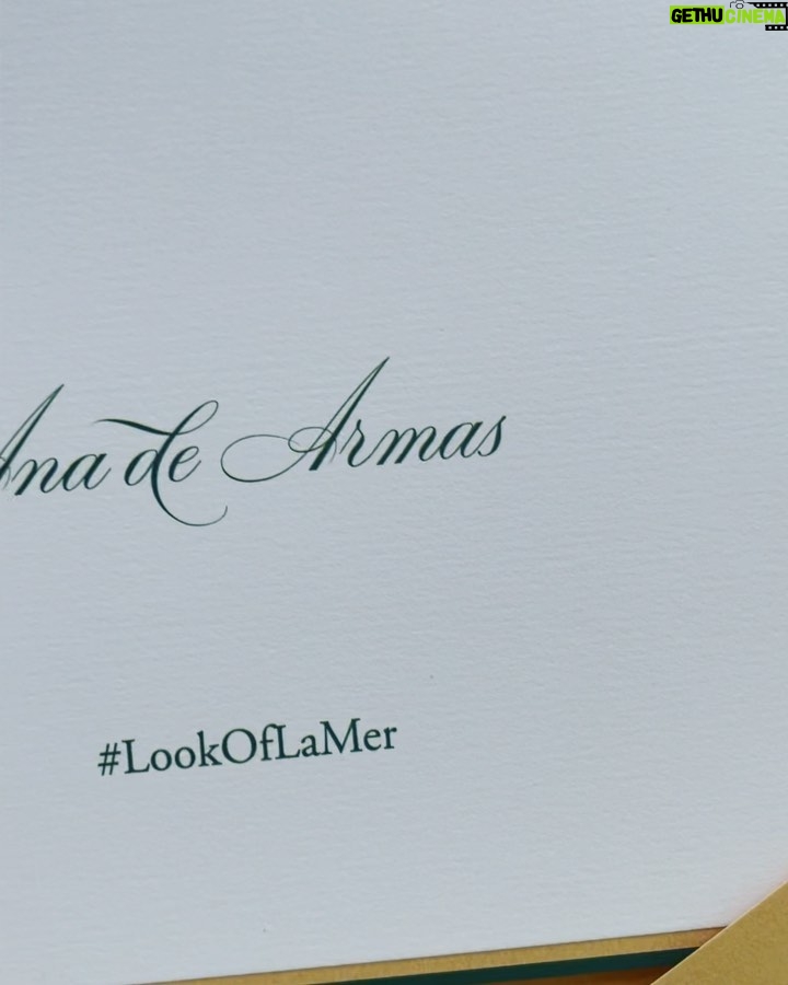 Ana de Armas Instagram – Thank you to my friends at @LaMer for always ...