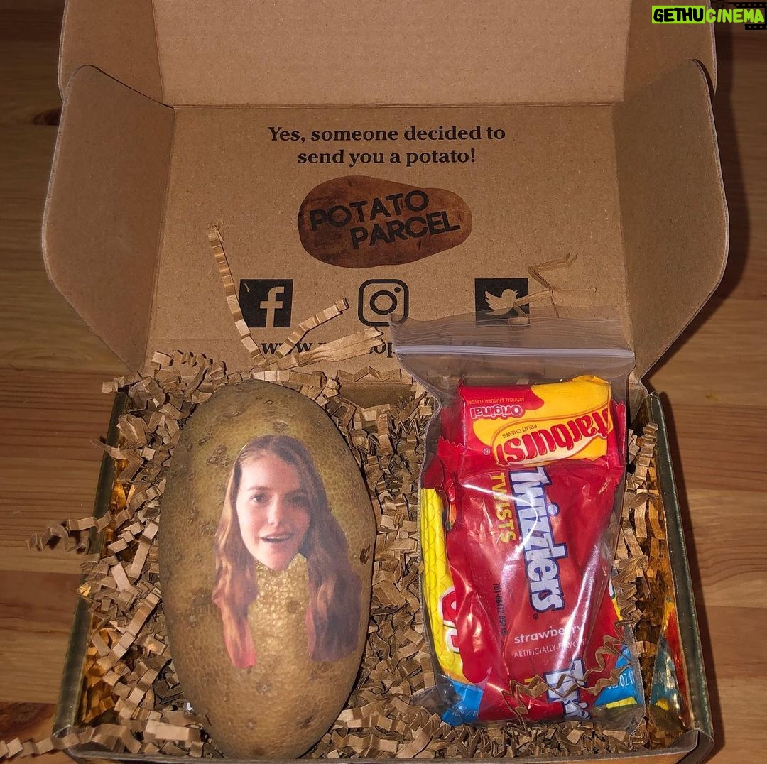 Devon Hales Instagram – @charityfaith SENT ME A POTATO WITH APRIL ...
