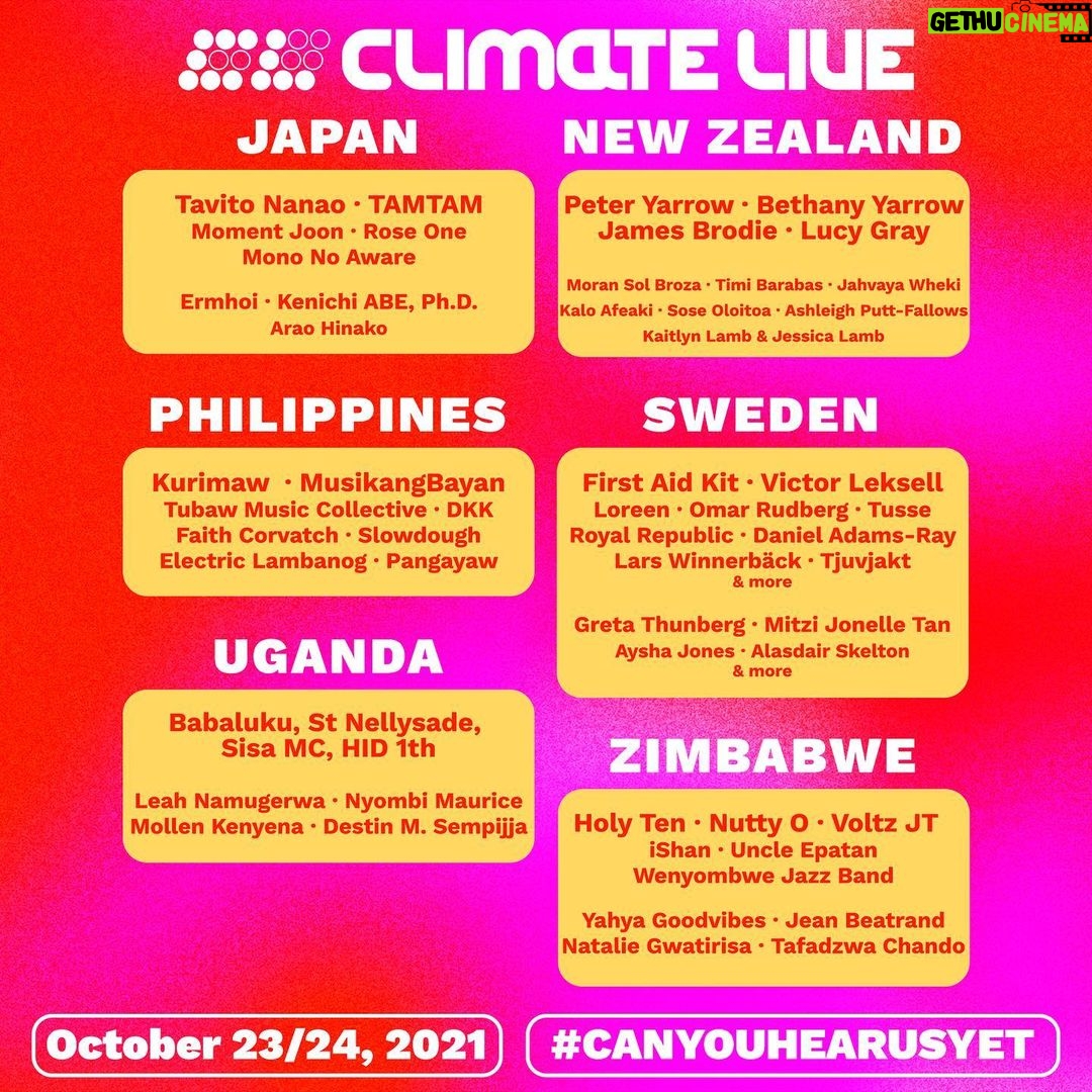 Greta Thunberg Instagram – Climate Live is live now as part of their 40 ...