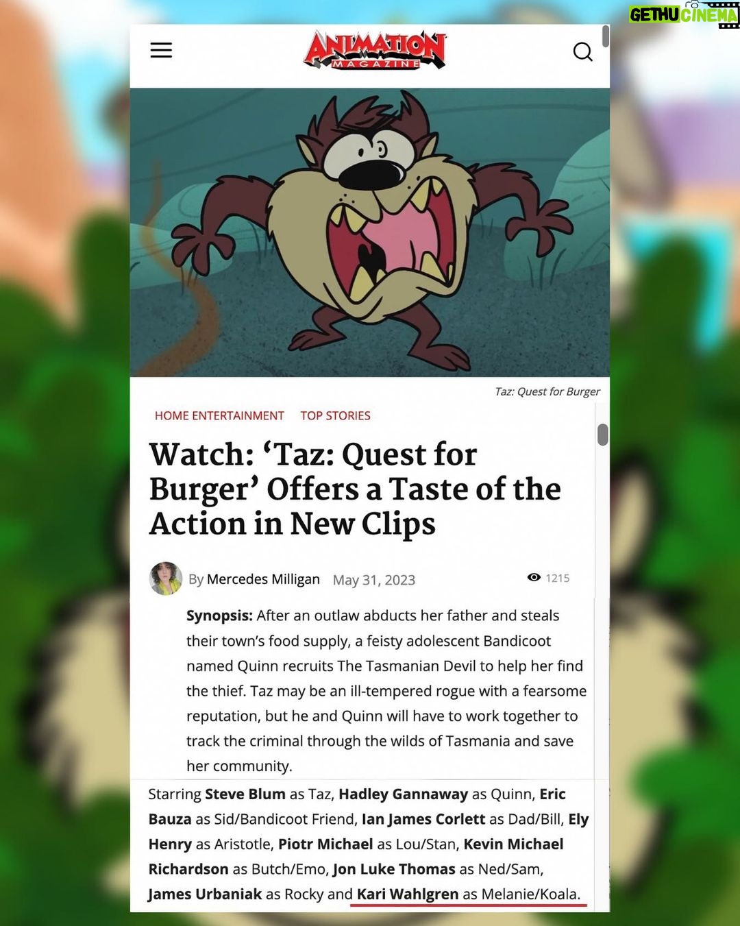 Kari Wahlgren Instagram – 🍔 Get ready for a wild and hilarious ...