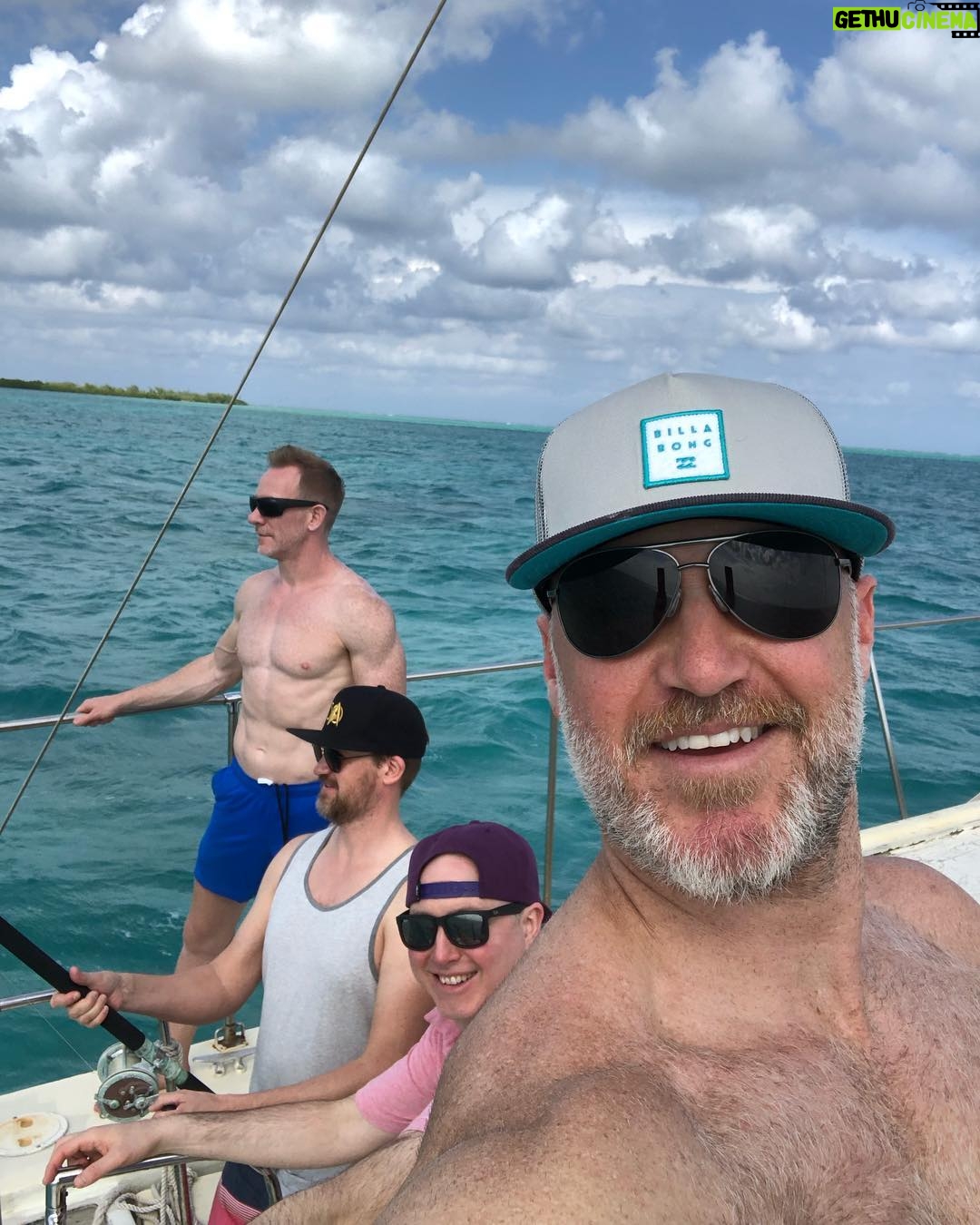 Kenneth Mitchell Instagram – Sailing with my best friends & my StarTrek ...