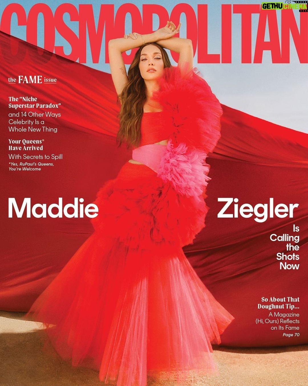 Maddie Ziegler Instagram – a pinch me moment ️ thank you @cosmopolitan ...
