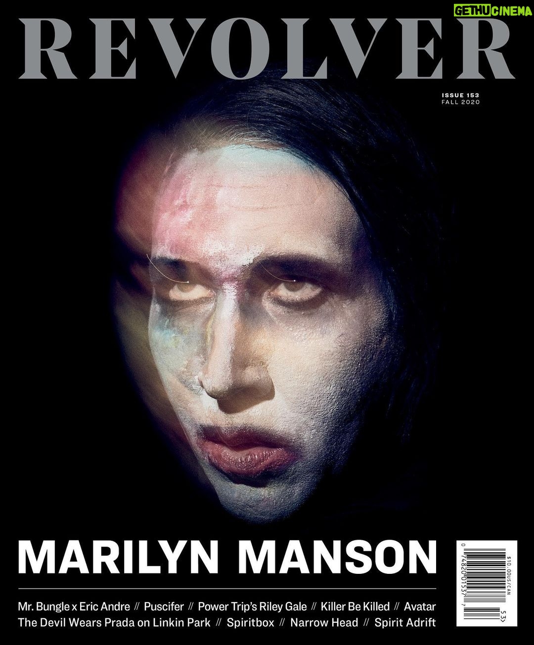 Marilyn Manson Instagram – @revolvermag Fall 2020 issue cover | Gethu Cinema