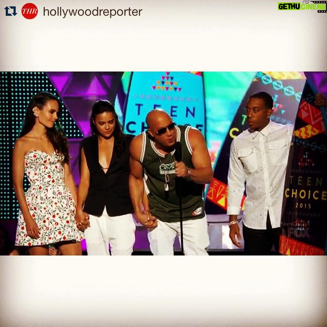 Michelle Rodriguez Instagram – Mad Love at the Teen Awards… Someone is ...