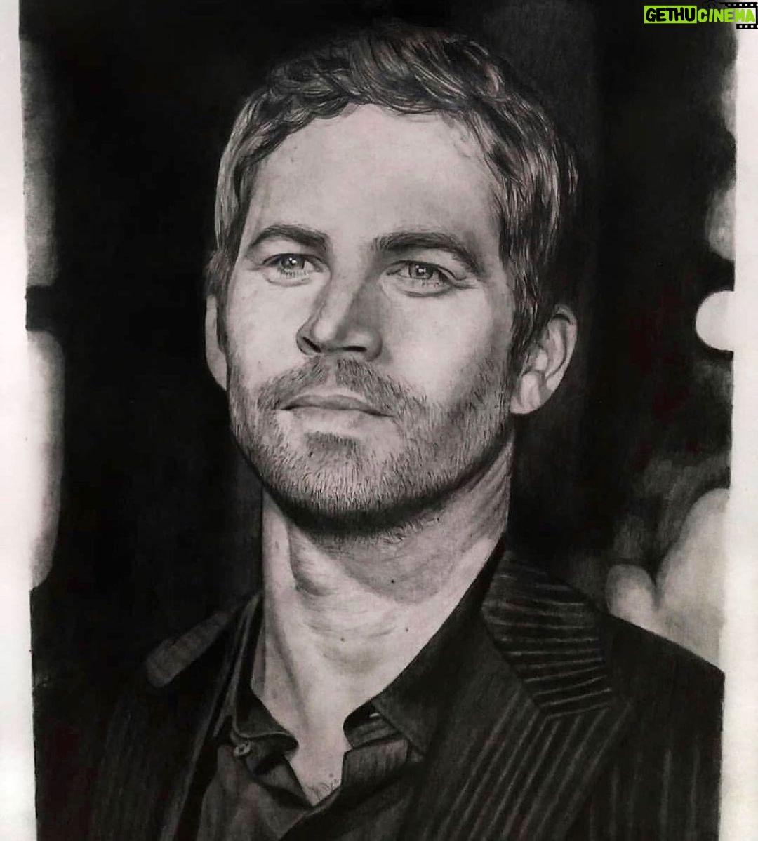 Paul Walker Instagram – #PaulWalkerArt ️ by @_artkey #FanArtFriday # ...